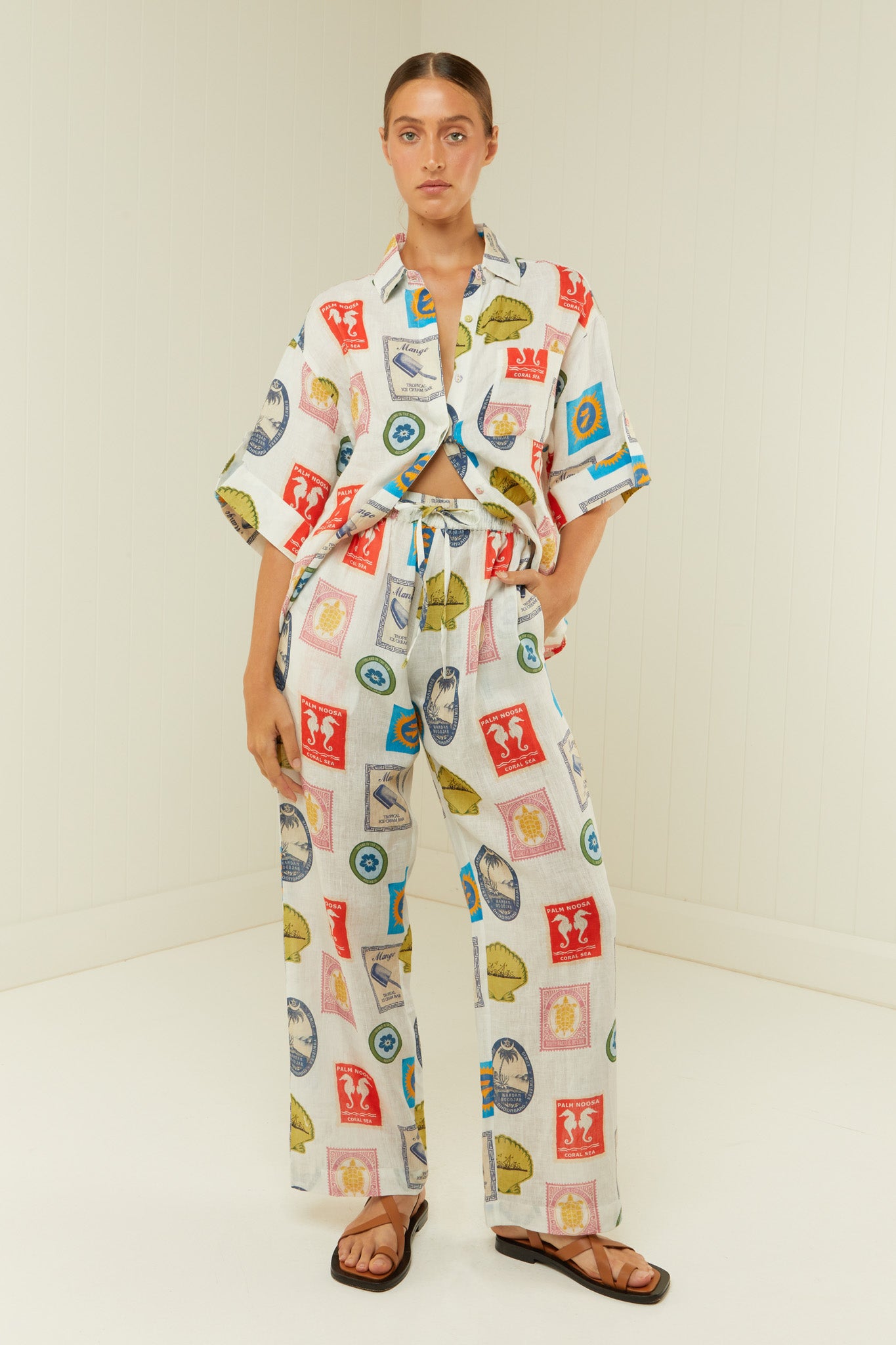 Hallie Pant – Palm. Noosa